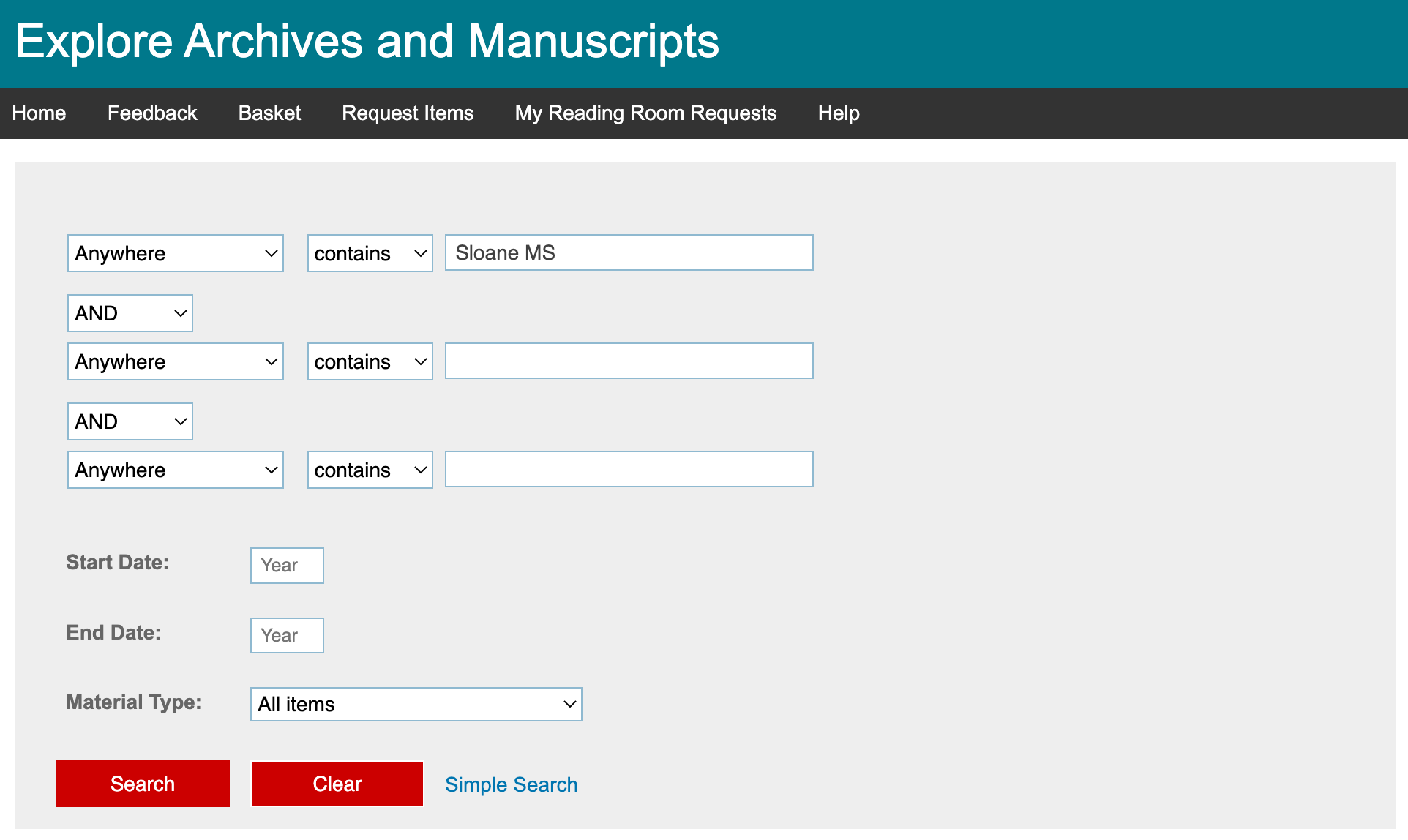 Sloane Manuscripts - Sloane Lab